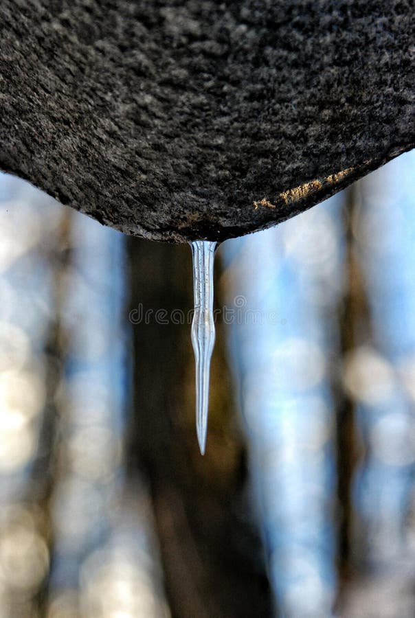 Big Icicle stock image. Image of glass, chill, detail - 52607391