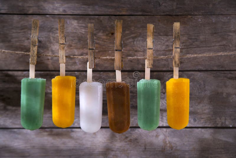 Popsicles stock photo. Image of color, berry, frozen - 33624190