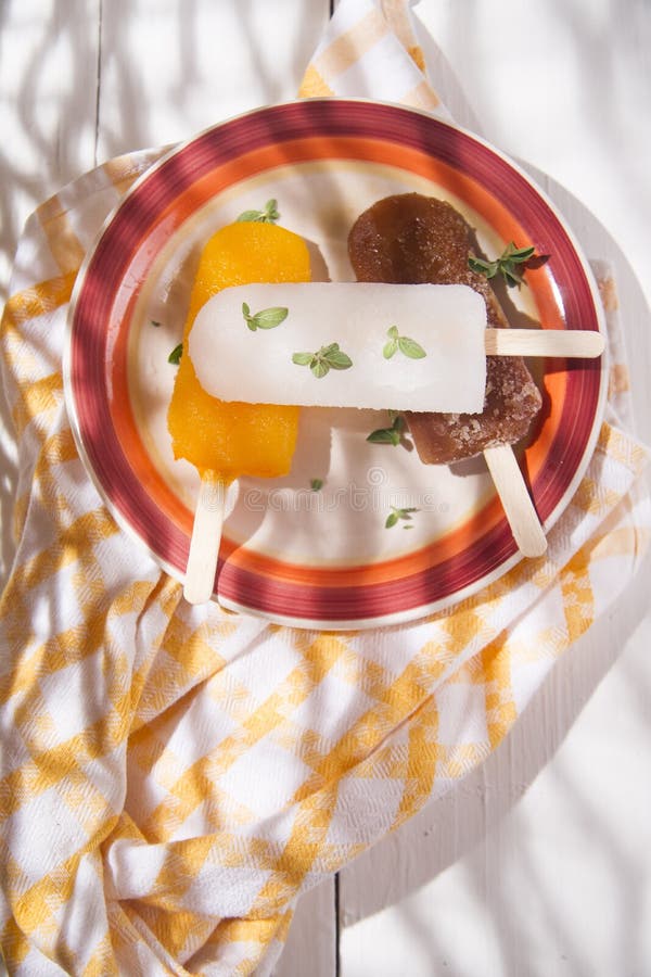 Icicle fruit stock photo. Image of sweet, orange, white - 57980074