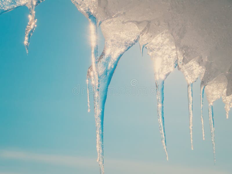 Icicle stock image. Image of icing, bright, froze, sharp - 60767727