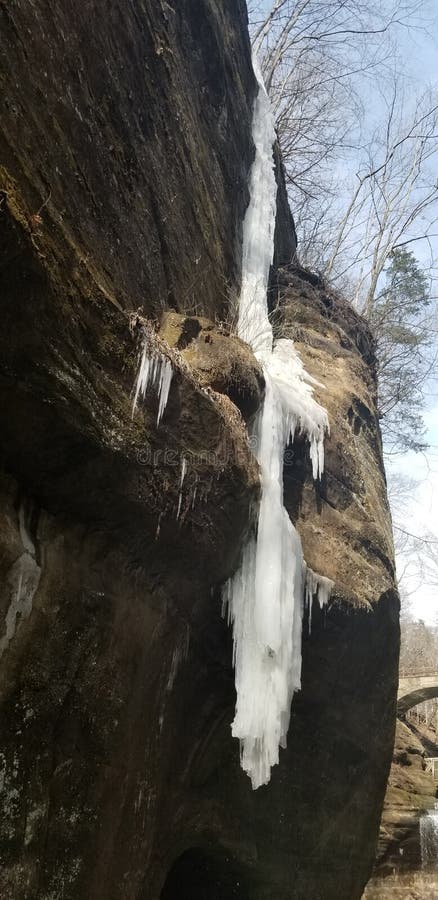 Icicle Melting Ice End of Winter Start of Spring Stock Image - Image of ...