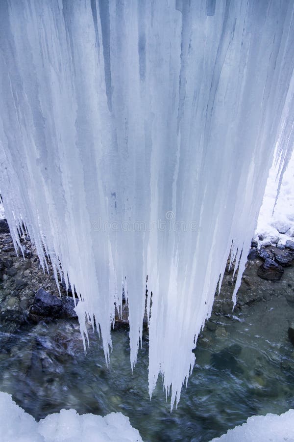 Big icicle stock photo. Image of mountain, backpacking - 1323592
