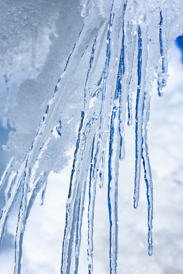 Icicles close-up stock image. Image of thawing, icicle - 23718101