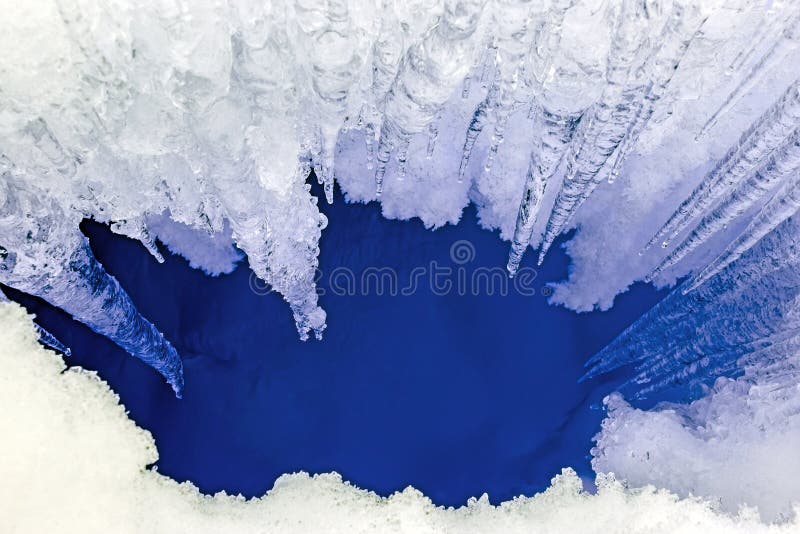Icicles in Antarctica stock photo. Image of freezing - 38952956