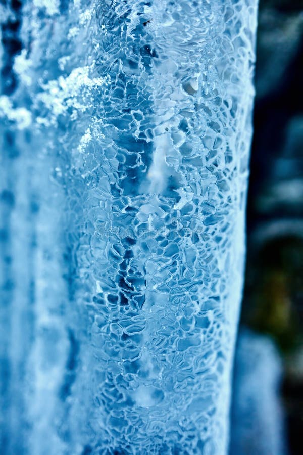 Icicles from a Frozen Waterfall Stock Photo - Image of rocky, seasonal ...