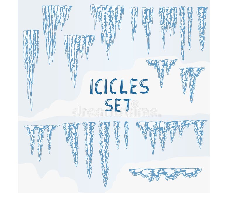 Drawn Icicles Stock Illustrations – 378 Drawn Icicles Stock ...