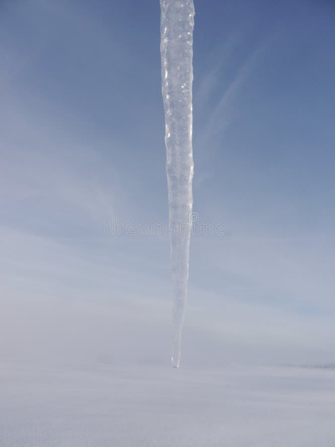 Icicle in winter stock photo. Image of winter, icicle - 86026808