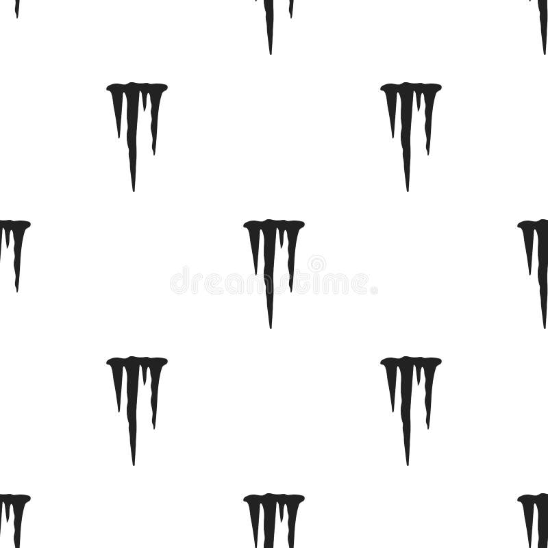 Icicles Icon in Black Style Isolated on White Background. Weather ...