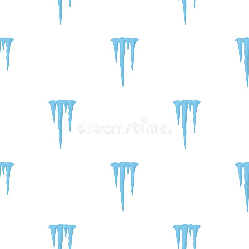 Icicles Icon in Cartoon Style on White Background. Weather Pattern ...