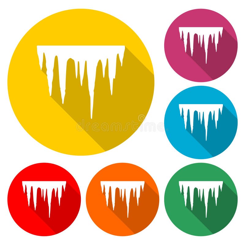 Icicles Icon - Illustration Stock Vector - Illustration of crystal ...