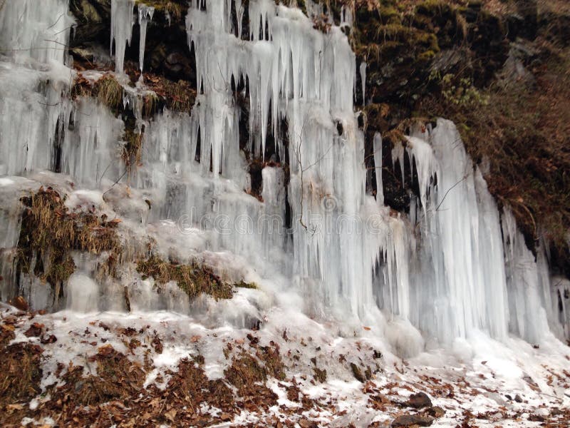 Icicles stock image. Image of long, road, next, icicles - 50759789