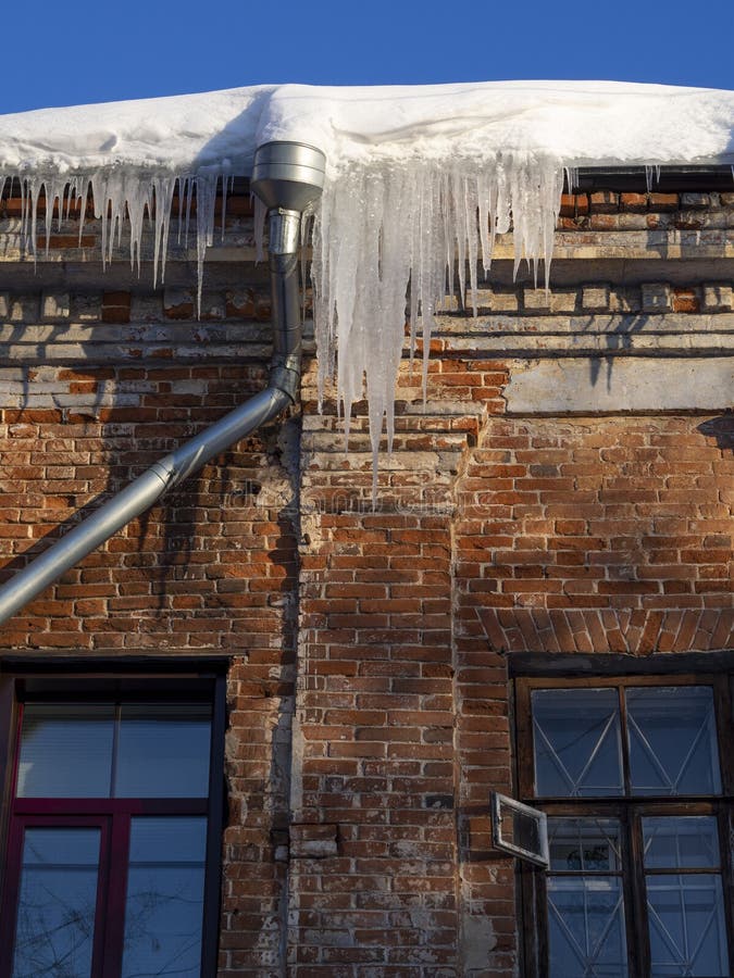 Spring thaw stock photo. Image of dirty, brick, risk - 211400996