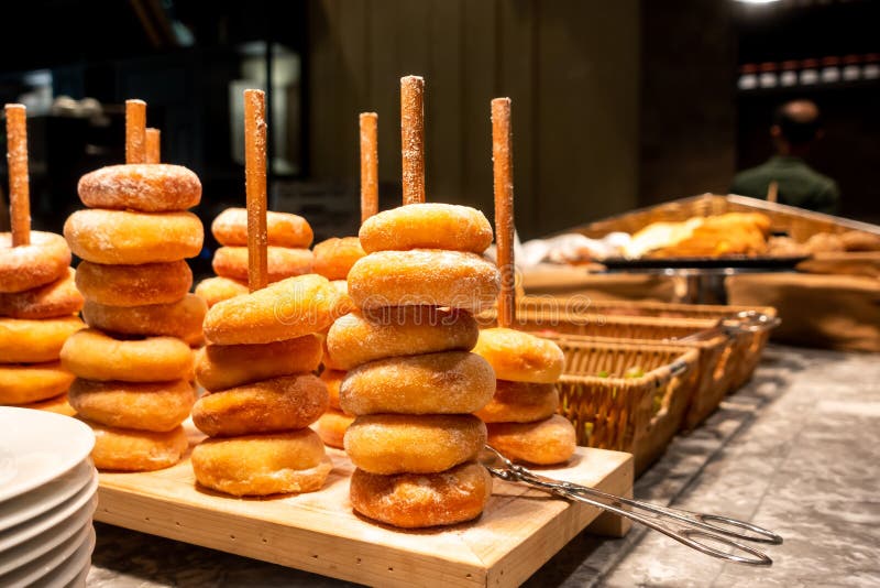Icing donuts stack stock photo. Image of iced, delicious - 167449944