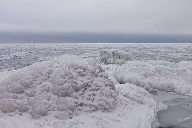 Icing sea stock photo. Image of fresh, floes, coast, icecold - 23259330