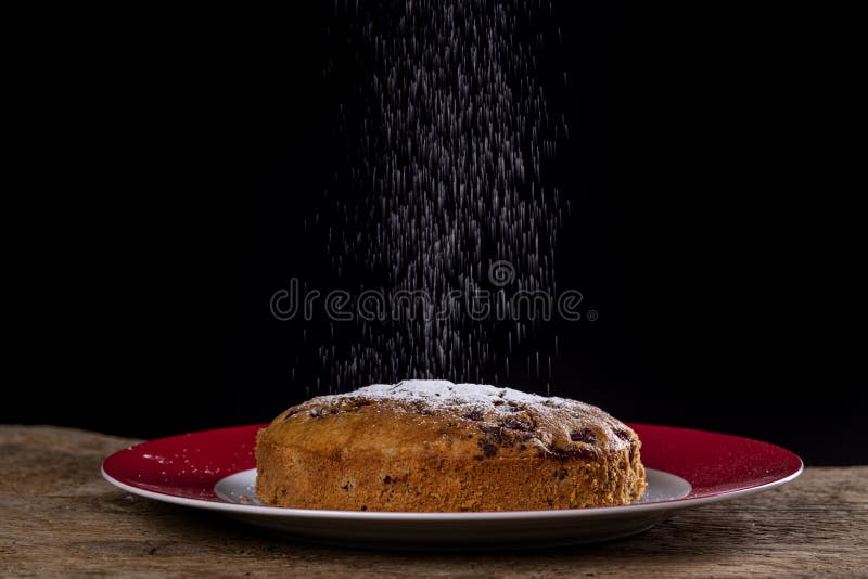 Icing sugar falling stock photo. Image of baked, movement - 22458626