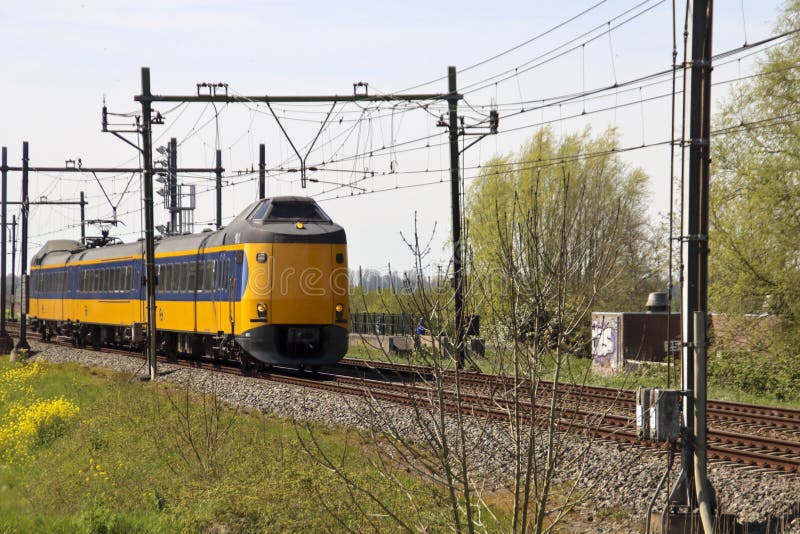 ICM Koploper Intercity of NS on Track in Driebruggen Editorial Stock ...