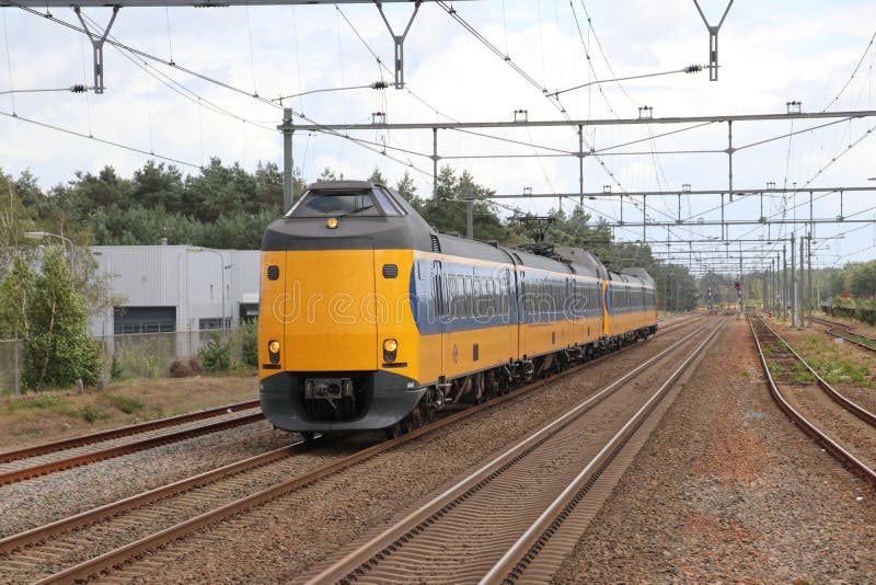 ICM Koploper Intercity Train on Track Along Platform at Utrecht ...