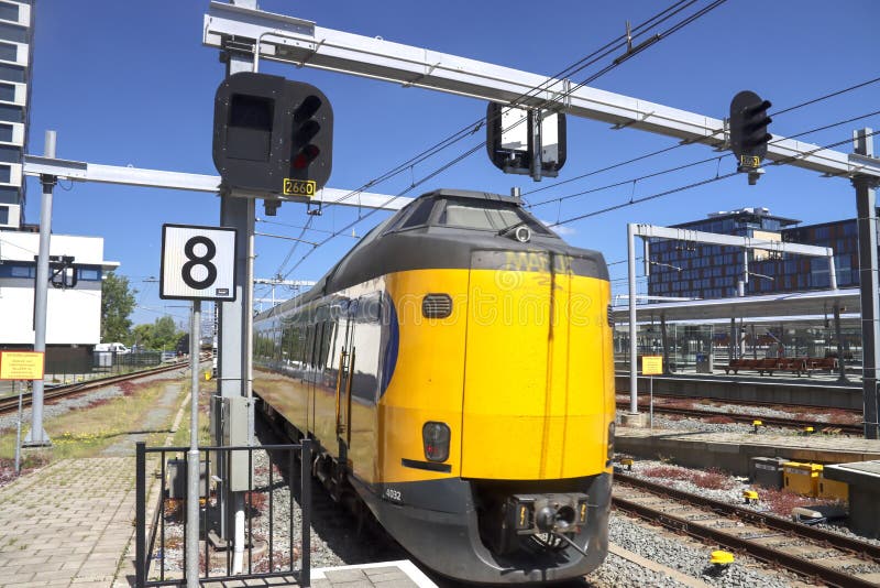 ICM Koploper Intercity Train on Track Along Platform at Utrecht ...