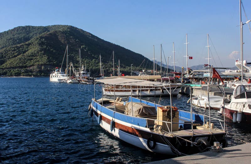 Icmeler in Turkey editorial photo. Image of ships, view - 238107371