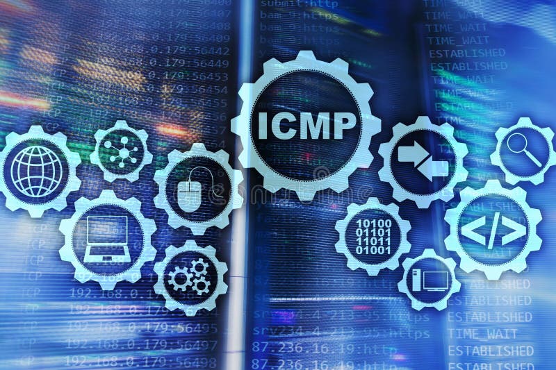ICMP. Internet Control Message Protocol. Network Concept Stock ...