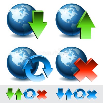 Iconos web ilustración del vector. Ilustración de icono - 8230772