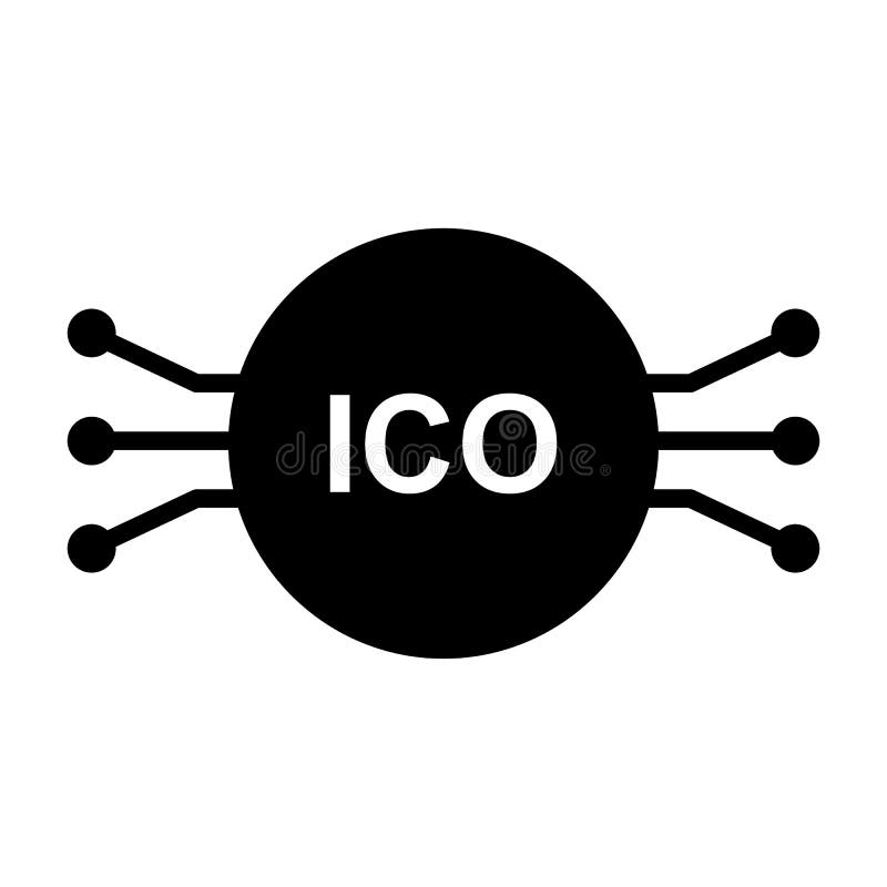 ICO Icon. Vector Simple Minimal 96x96 Pictogram Stock Vector ...