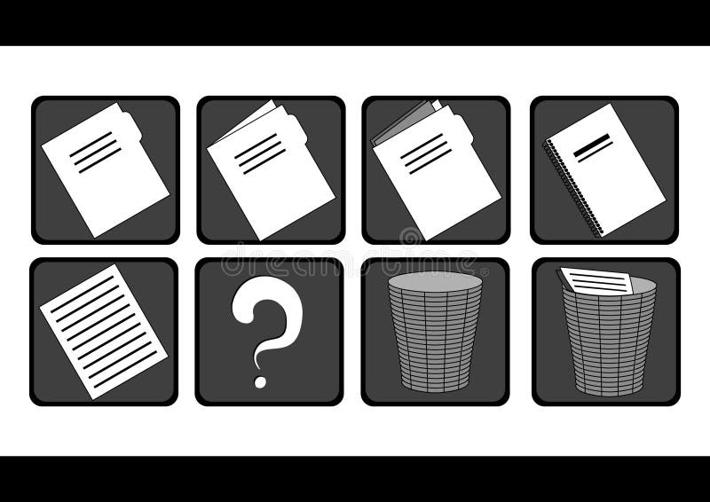 Database Details Icon Set of 42 Icon`s Stock Illustration ...