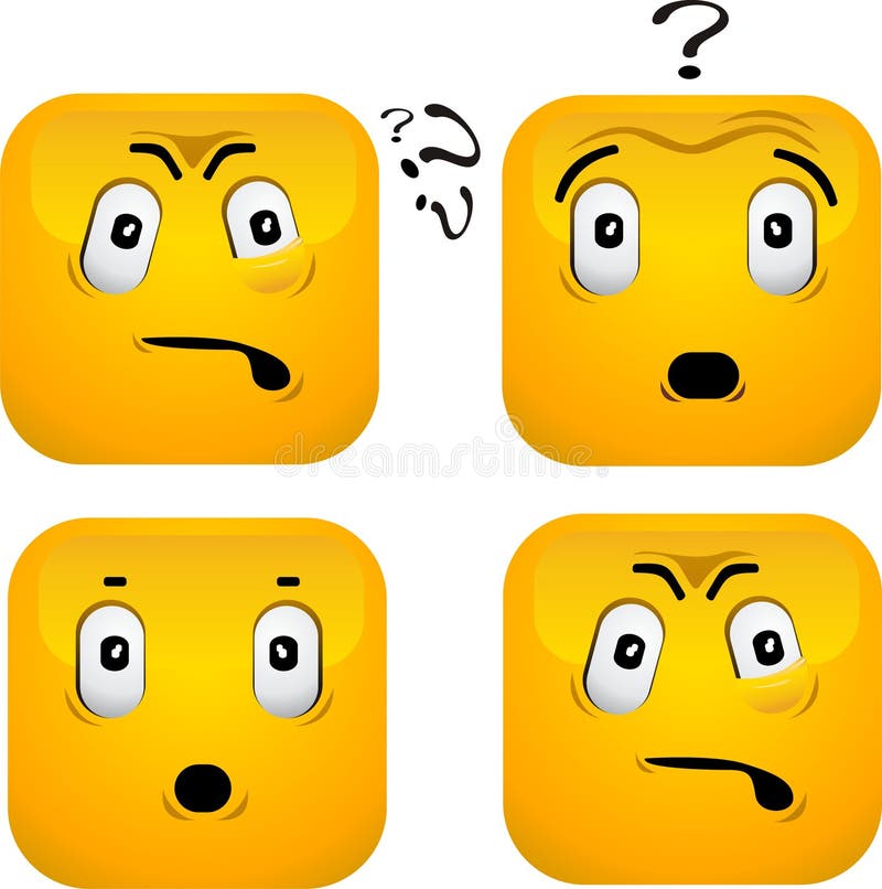 Icon stock vector. Illustration of disbelief, mystery - 12288226