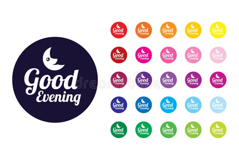 Good Evening, Darling, Positive Quote, Hand Wriiten Lettering ...