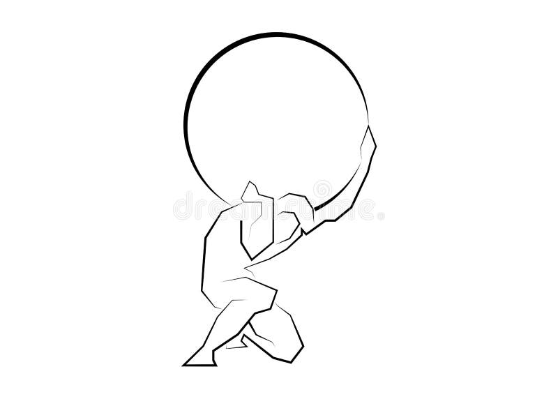 Man Carrying Rock Stock Illustrations – 211 Man Carrying Rock Stock ...