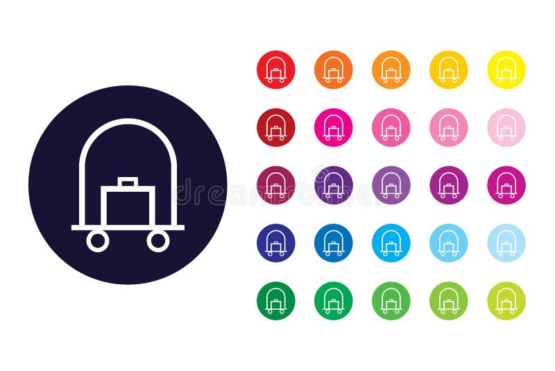 Porter Sign Icon. Porter Color Symbol. Stock Vector - Illustration of ...