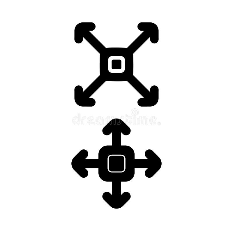 Arrow Tool Icon Vector Logo Stock Vector - Illustration of arrows ...