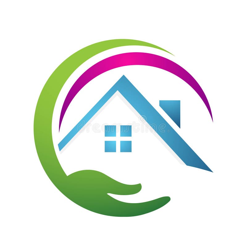 Home care logo symbol. stock vector. Illustration of sign - 250774844