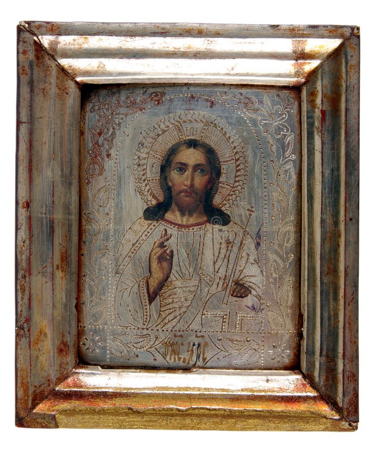 Icon stock photo. Image of aura, christ, nimbus, greece - 7638326