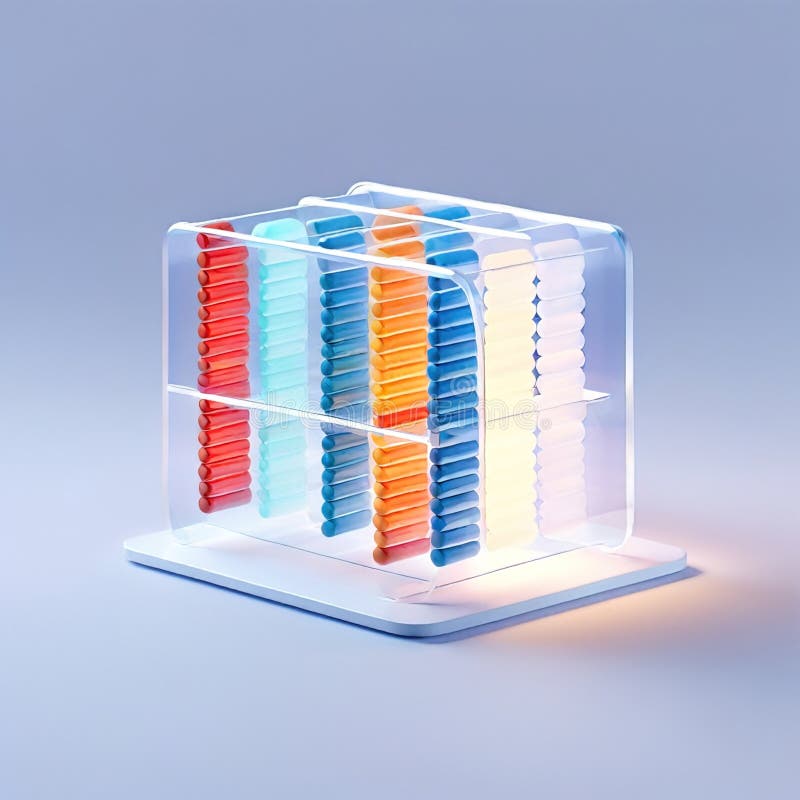 Icon of Abacus, Glossy Glass Style Stock Illustration - Illustration of ...