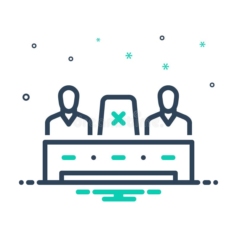 Mix Icon for Absence, Absent and Missing Stock Vector - Illustration of ...