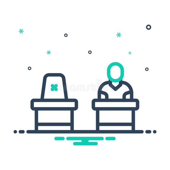 Mix Icon for Absent, Absenteeism and Missing Stock Vector ...