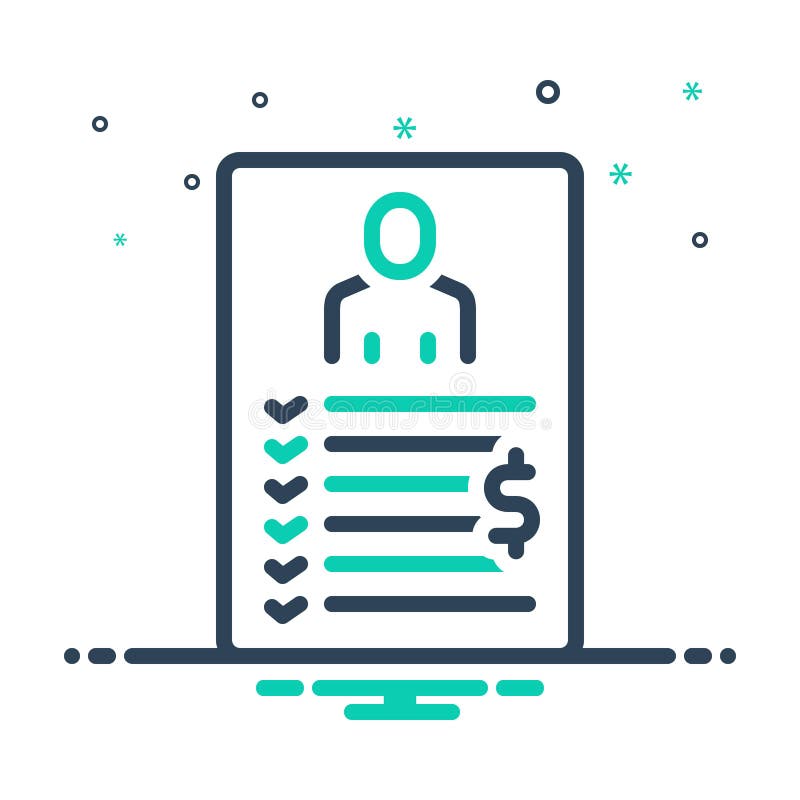 Mix Icon for Accountability, Responsibility and Liability Stock Vector ...