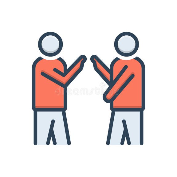 Color Illustration Icon for Accuse, Cast and Blame Stock Illustration ...