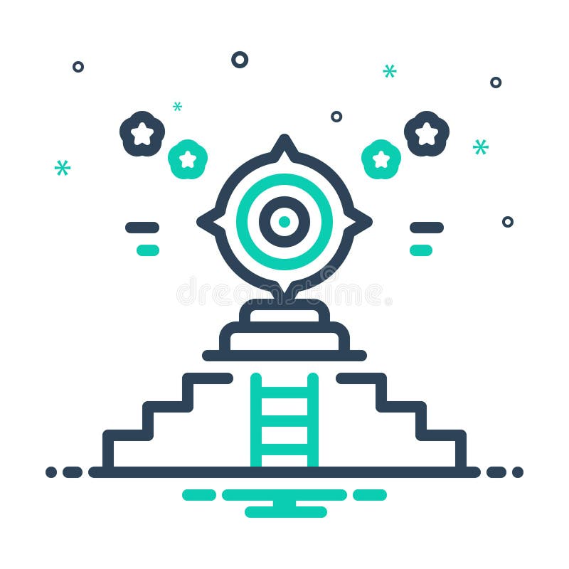 Mix Icon for Achieved, Opportunity and Success Stock Vector ...