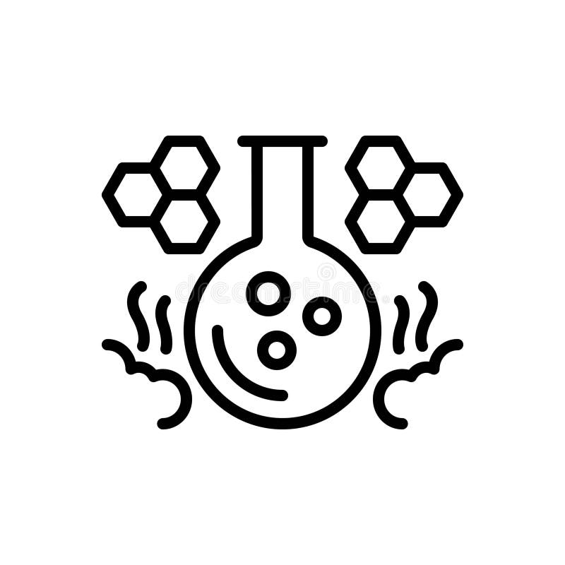 Mix Icon for Acid, Bottle and Beaker Stock Vector - Illustration of ...