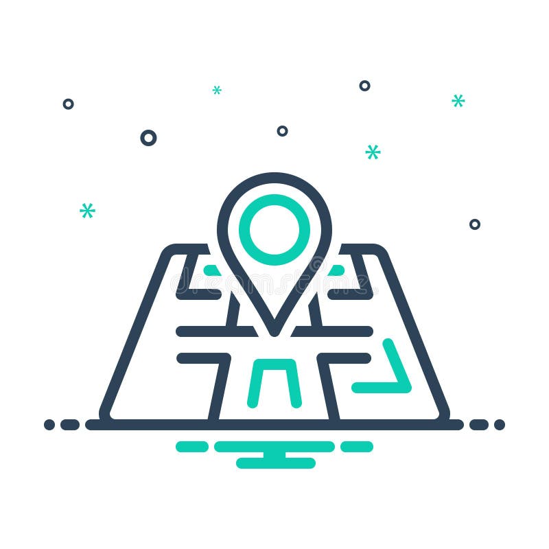 Mix Icon for Acres, Area and Meter Stock Illustration - Illustration of ...