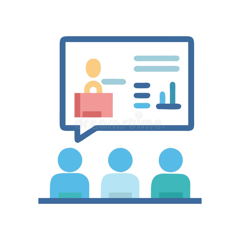 Icon for Active Learning stock vector. Illustration of classroom ...