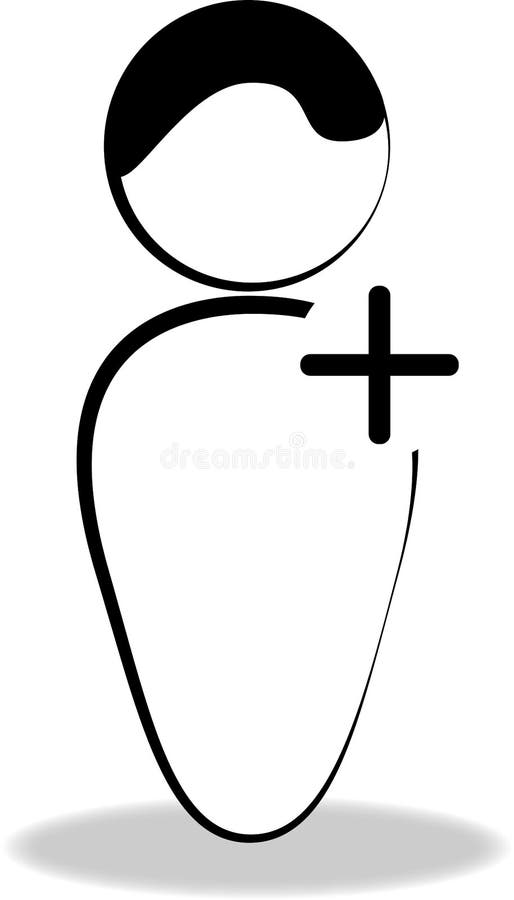 Icon - Add user - Vector stock vector. Illustration of white - 120232875
