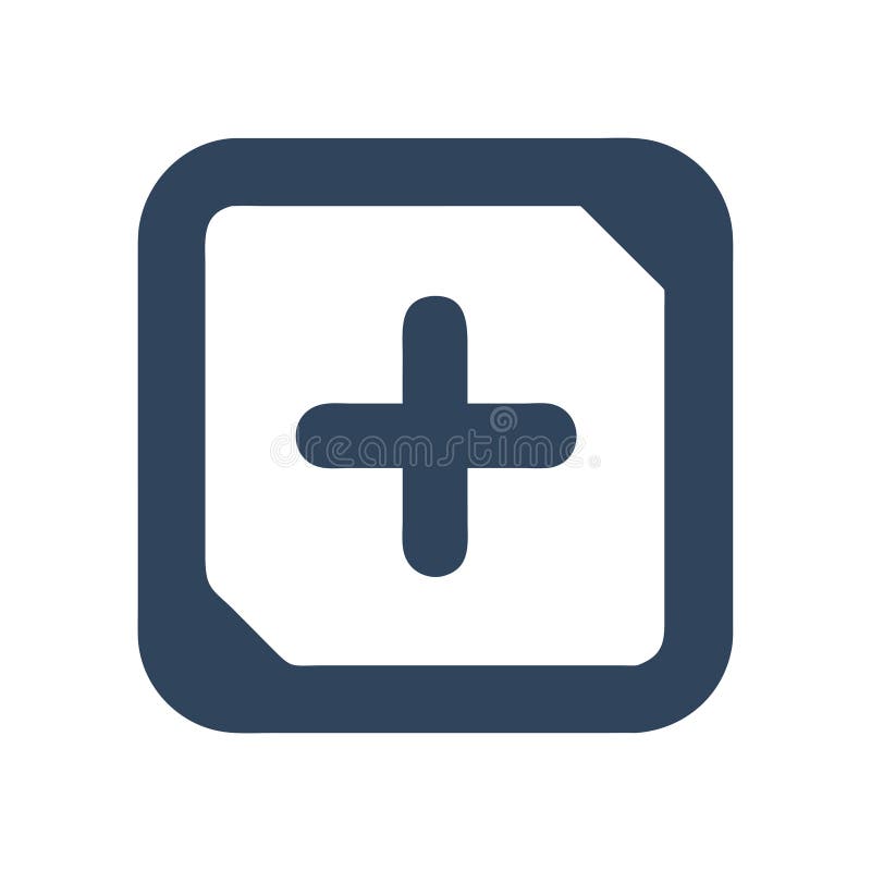 Icon for Addition Operation Stock Vector - Illustration of arithmetic ...