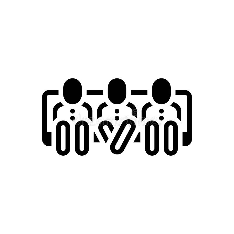 Black Solid Icon for Adjustment, Adjust and Office Stock Vector ...