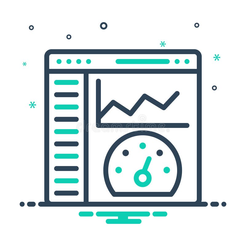 Mix Icon for Admin Panel, Admin and Content Stock Vector - Illustration ...