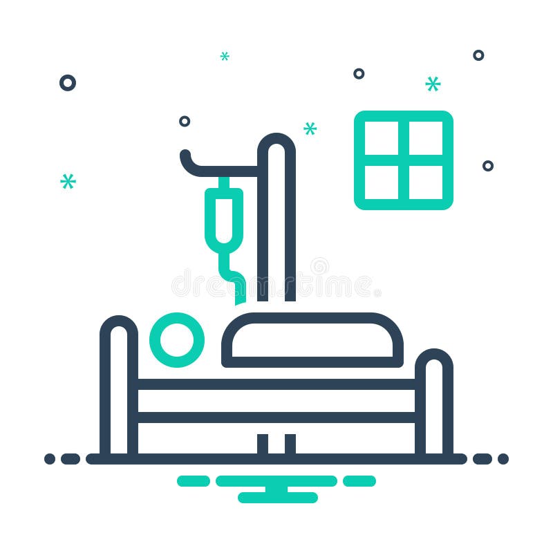 Mix Icon for Admitted, Patient and Injured Stock Illustration ...