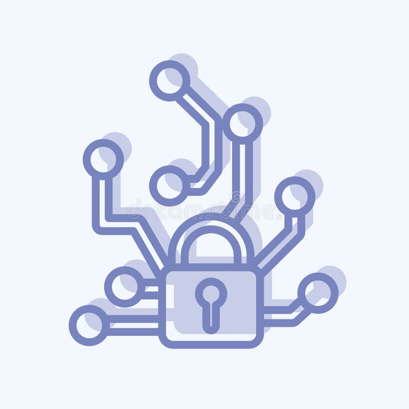 Icon Adversarial Attacks. Related To Machine Learning Symbol. Two Tone ...