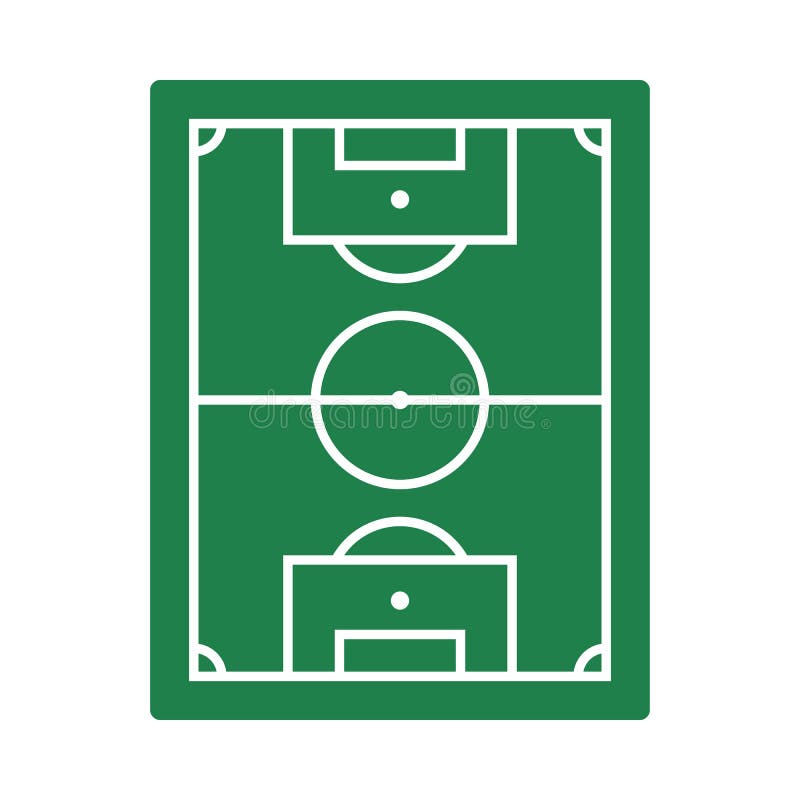 Icon of Aerial View Soccer Field Stock Vector - Illustration of soccer ... Icon of Aerial View Soccer Field Stock Vector - Illustration of soccer ...